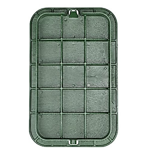 NDS D1000-SG Rectangular X 15 in. Valve, 10 in. Height, Box, ICV Cover, 10" x 15" B/G, Green-Black