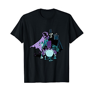 Disney Haunted Mansion Movie Hatbox Ghost Bride Harriet Ben T-Shirt