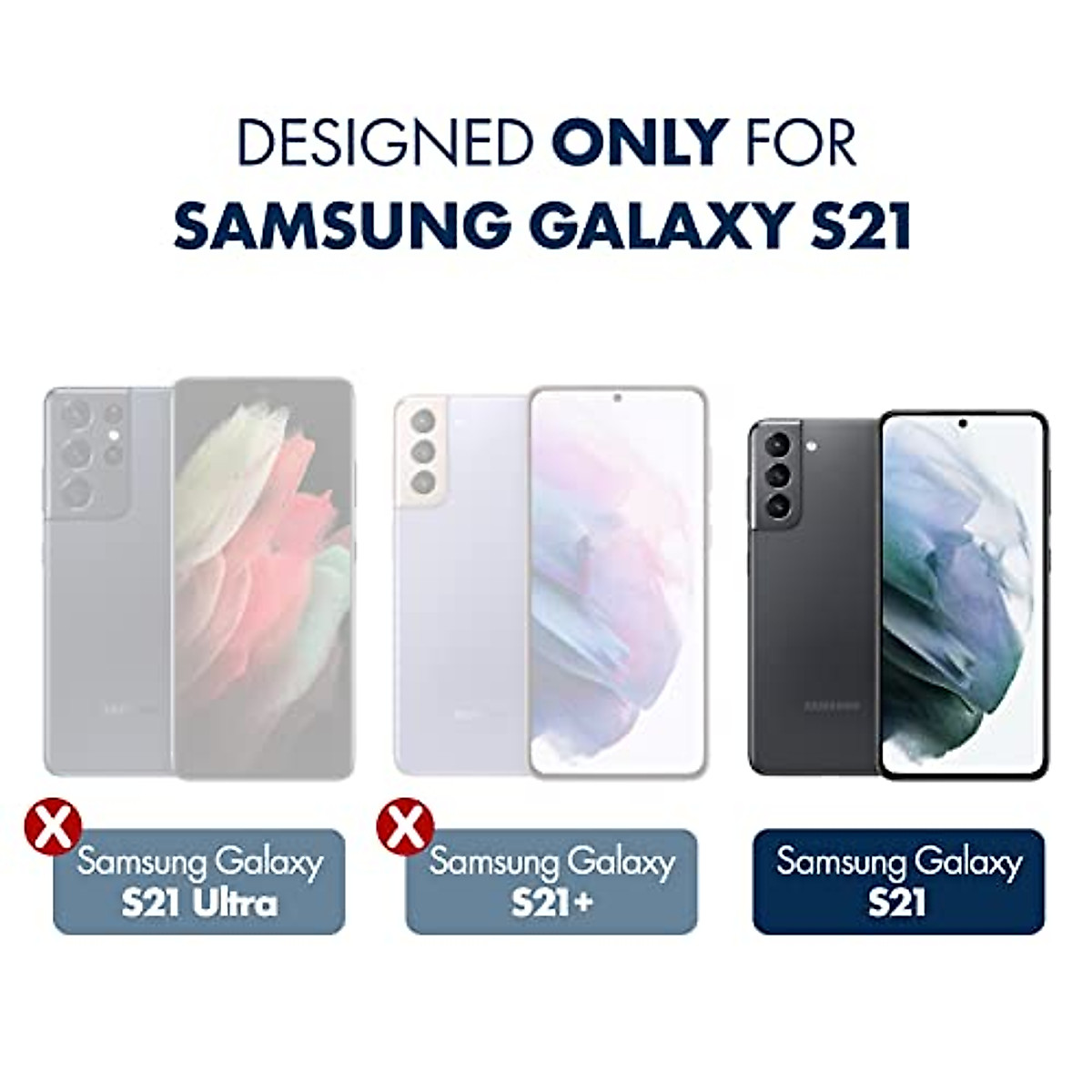 ArmorSuit (2 Pack) MilitaryShield Screen Protector Designed for Samsung Galaxy S21 (6.2-INCH) Case Friendly (2022 Release) Anti-Bubble HD Clear Film - Made in USA