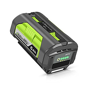 COOMYXIN 6.0Ah 40V Battery Replacement for Ryobi 40V Battery OP4040 OP4026 OP4030 OP4050 OP4060A，Compatible with Ryobi 40-Volt Battery Power Tools and Charger