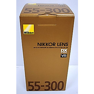 Nikon AF-S DX NIKKOR 55-300mm f/4.5-5.6G ED Vibration Reduction Zoom Lens with Auto Focus for Nikon DSLR Cameras