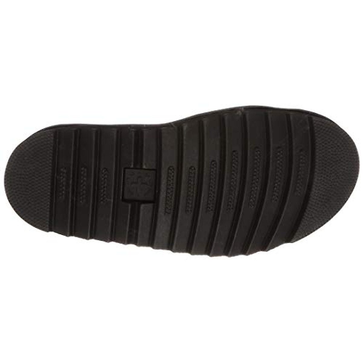 Dr. Martens womens Slide Sandal, Black Hydro Leather, 6 US