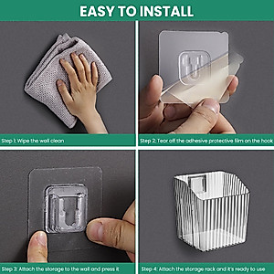 LZVENUOKL Plastic Bathroom Storage Organizer Box，Applicable to Used Disposable Face Towel，Headband，Wall Mount Storage Box (Gray Transparent (Transparent)