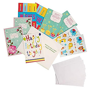 Paper Craft (80 Count Assorted Variety Boxed All Occasion Greeting Cards With Envelopes Birthday Get Well Sympathy Thank You Cards