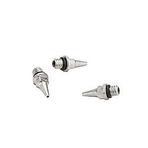 Uouteo 0.2mm, 0.3mm, 0.4mm,0.5mm Airbrush Nozzle Needles Replacement Parts for Airbrush Trigger Gun