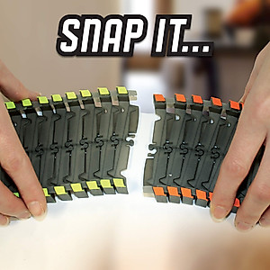 Ontel Magic Tracks Rocket Racers Remote Controlled Race Car vs Pace Car Track Set (MTRR-MC4/2)