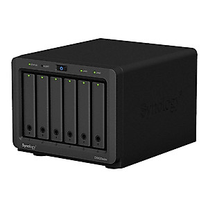 Synology DiskStation DS620slim iSCSI NAS Server with Intel Celeron Up to 2.5GHz CPU, 6GB Memory, 12TB HDD Storage, DSM Operating System