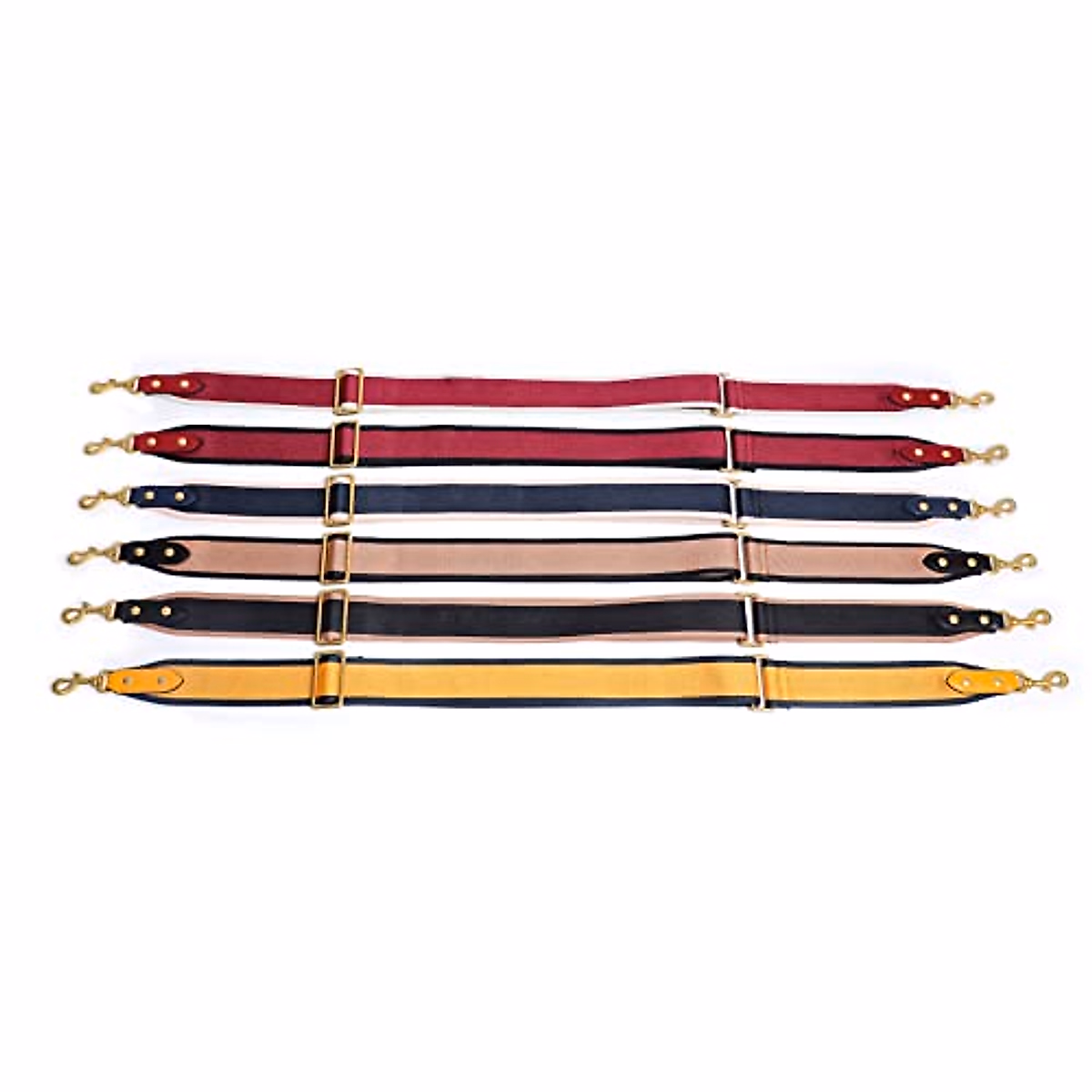 GOXTECH Purse Strap Replacement Crossbody Handbag Stripe Wide Adjustable (Black -Bag Strap)