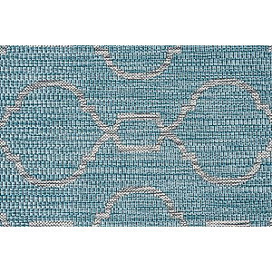 Universal Rugs Small 2x3 Indoor Outdoor Rugs for Patios Deck Porch Entryway - Transitional, Geometric Outside Area Rug Carpet for Entry Way