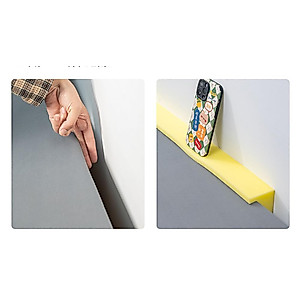 YUURO L Shape Foam Fill The Gap Between Mattress and Wall,Dorm Bed Gap Filler DIY Cut Furniture Gap Filler,Sofa Gap Filler,Stop Losing Phone,200cm (79x2 inch)