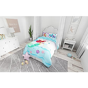 Franco The Little Mermaid Ariel Kids Bedding Super Soft Microfiber Twin Sheet Set (Official Licensed Disney Product)