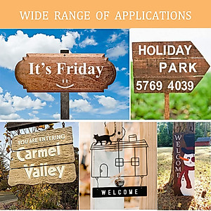 Eage Alphabet Letter Stencils 3 inch, 68 Pcs Reusable Plastic Letter Number Symbol Stencil Kit for Painting on Wood, Wall, Fabric, Rock, Chalkboard, Signage