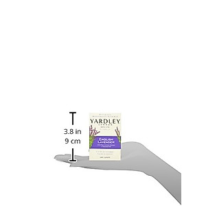 Yardley London English Lavender with Essential Oils Soap Bar, 4.25 oz Bar (Pack of 8)