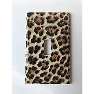 Leopard Light Switch Cover - Various Size Light Switchplates Offered