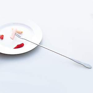 Extra Long Pickle Fork 12.6 inches, 5 Pcs Long Handle Olive Fork, Stainless Steel Cocktail Forks, Prong Pickle Picker, Pickle Grabber, Long Dessert Forks, Long Fruit Fork, 5 pieces