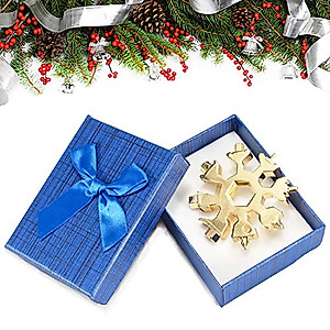 Yiflin 18-in-1 Snowflake Multitool, Stainless Steel Snowflake Tool Snowflake Bottle Opener/Flat Phillips Screwdriver Kit/Wrench, Durable and Portable to Take, Great Christmas Gift with Gift Box