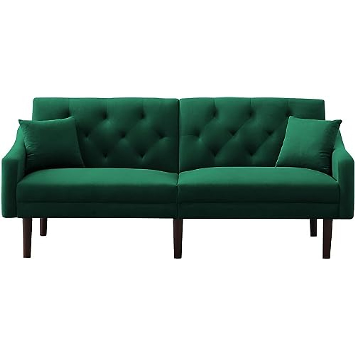 Modern Futon Sofa Loveseat Convertible Sleeper Couch Bed for Small Space Studio Office Living Room Furniture Sets, Twin Daybed Sofabed 2 Seater Sofa & Couch