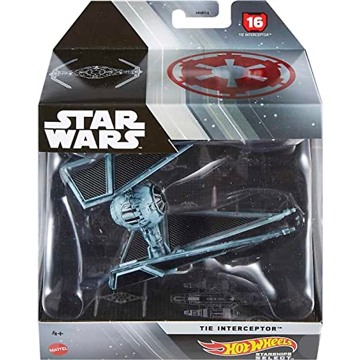 Hot Wheels Collectible Vehicle Star Wars Tie Interceptor, (HMH95)