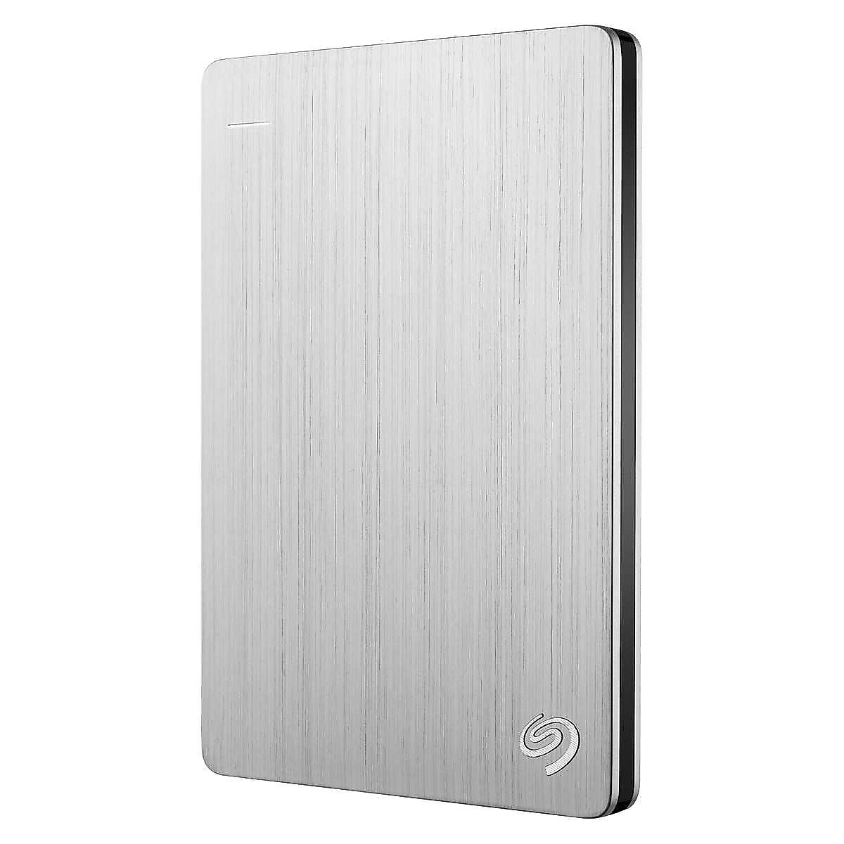 Seagate Ultra Slim 2TB USB 3.0 2.5" Ext. Hard Drive Storage, Platinum (Refurbished) (Renewed)