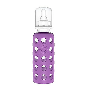 Lifefactory 9oz Glass Baby Bottle 3pk (Kale/Grape/Blueberry)