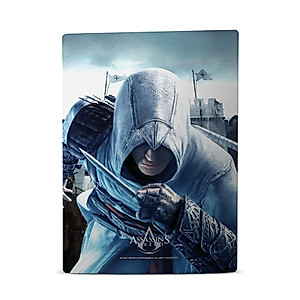 Head Case Designs Officially Licensed Assassin's Creed Key Art Altaïr Graphics Matte Vinyl Faceplate Sticker Gaming Skin Decal Cover Compatible With Sony PlayStation 5 PS5 Disc Edition Console
