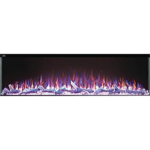 Napoleon Trivista Primus 60 inch Wall Mount Electric Fireplace - Black, NEFB60H-3SV