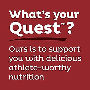 Quest Nutrition Chocolate Brownie Protein Bar, 20g Protein, 1g Sugar, 4g Net Carb, Gluten Free, Gluten Free, 12 Count