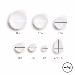 W&P Reusable Produce Savers, Set of 7, Covers Fruits & Vegetables To Keep Fresh, Dishwasher Safe, Avocado & Onion Saver