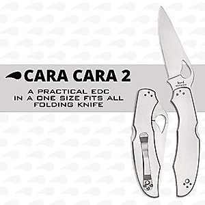 Spyderco Byrd Cara Cara 2 Knife with 3.75" Steel Blade and Durable Stainless Steel Handle - PlainEdge - BY03P2