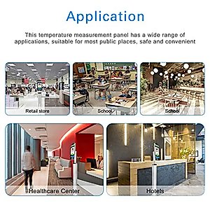 Wi-Fi Non-Contact Face Recognition Automatic Scanner Kiosk with Touch Screen and face Comparison Library(Stand with Hand Sanitizer Dispenser)