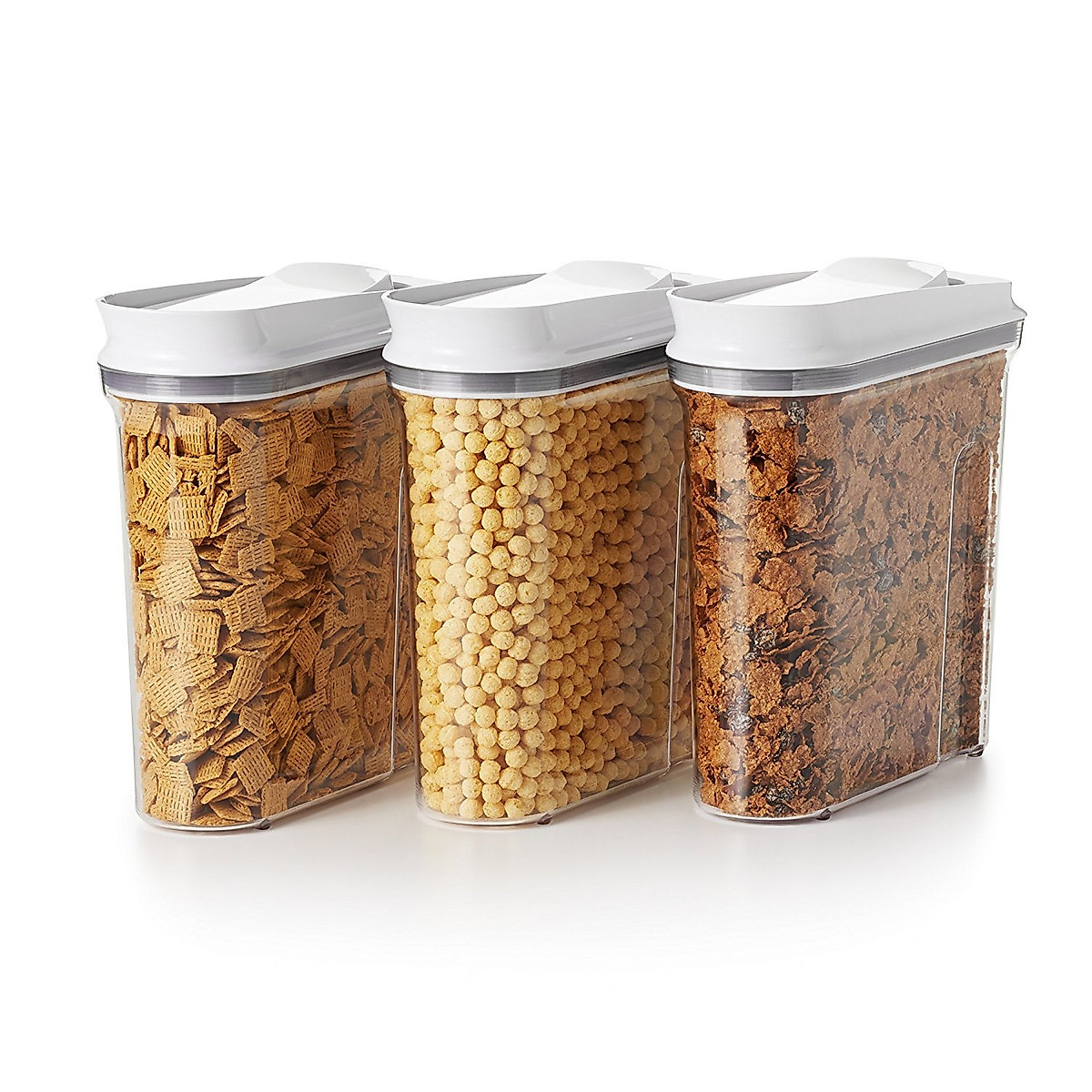 OXO Good Grips 3-Piece POP Cereal Dispenser Set + OXO Good Grips POP Container - Airtight Food Storage