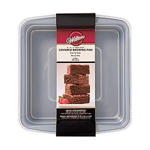 Wilton Recipe Right Non-Stick 9-Inch Square Baking Pan with Lid, Set of 2