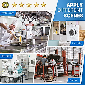 KUARBARR Stainless Steel Utility Sink Free Standing Single Bowl Set Prep Sink Station for Restaurant Kitchens Laundry Room Bathroom Farmhouse 22 Inches