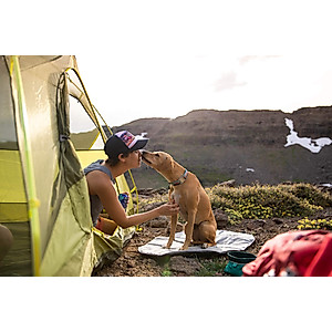 Ruffwear, Highlands Dog Pad, Portable Dog Bed for Outdoor Use, Cloudburst Gray, Large