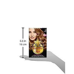 Garnier Olia Ammonia Free Permanent Hair Color, 100% Gray Coverage (Packaging May Vary), 7.0 Dark Blonde, Pack of 1