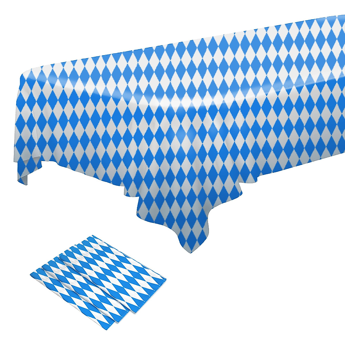 Iceyyyy 3 Packs Disposable Halloween Skeleton Tablecloth - 54" x 108" Plastic Waterproof Halloween Tablecover, Rectangular Halloween Skeleton Table Cover for Halloween Ghost Themed Party Home Decor