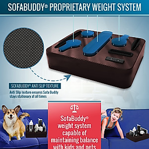 Sofa Buddy - Convenient Couch Cup Holder, Couch Caddy, Sofa Cup Holder. The Perfect Couch Accessory and Remote Control Holder