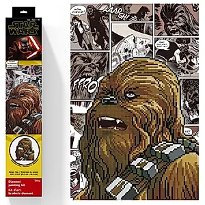 DIAMOND DOTZ ® - Star Wars Chewbacca Diamond Painting Artwork Kit, Star Wars Diamond Art, Star Wars Diamond Painting, Diamond Art Star Wars, Diamond Painting Star Wars
