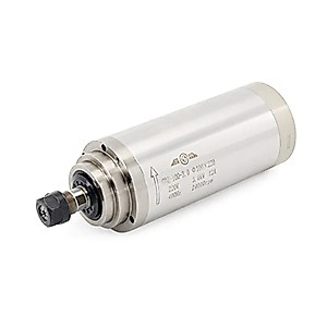 RATTMMOTOR CNC Spindle Motor, 3KW Water Cooled Spindle Motor 220V 12A ER20 Spindle 4-Bearings 100mm Spindle Motor 400HZ 3-Phase for CNC Router Engraving Milling Machine