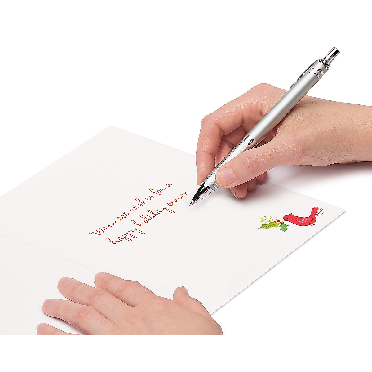 Papyrus Christmas Cards Boxed with Envelopes, Happy Holiday Season, Jingle Bell (20-Count)