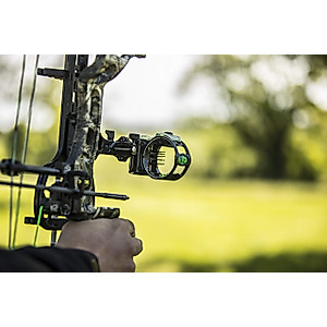 IQ Micro 5-Pin Right Hand Archery Bow Sight, Retina Lock Technology, All Aluminum, Multiple Bow and Quiver Mounting Points, Built-in Sight Level & Light Adapter.019 Pins