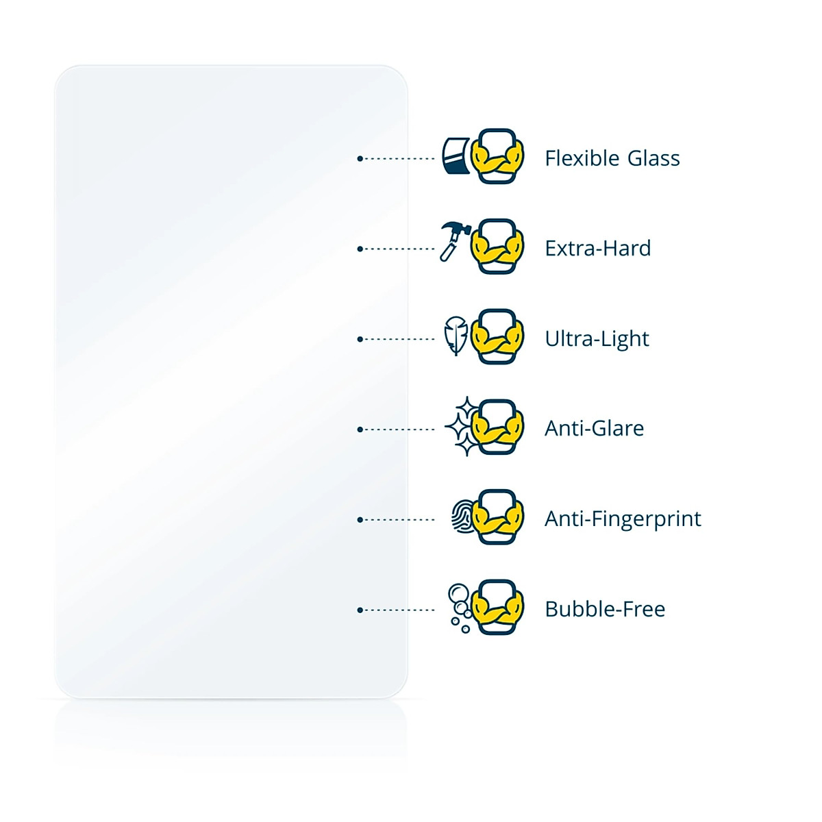 brotect Anti-Glare Glass Screen Protector Matte Compatible with Motorola ThinkPhone - Anti-Scratch 9H Protection Film