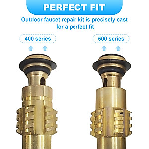 630-8500 Wall Hydrant Complete Service Repair Kit for Prier 300, 400 & 500 Outdoor Faucet Repair Kit Mansfield Style Hydrants for Diamond 300 & 400 Series Wall Hydrants