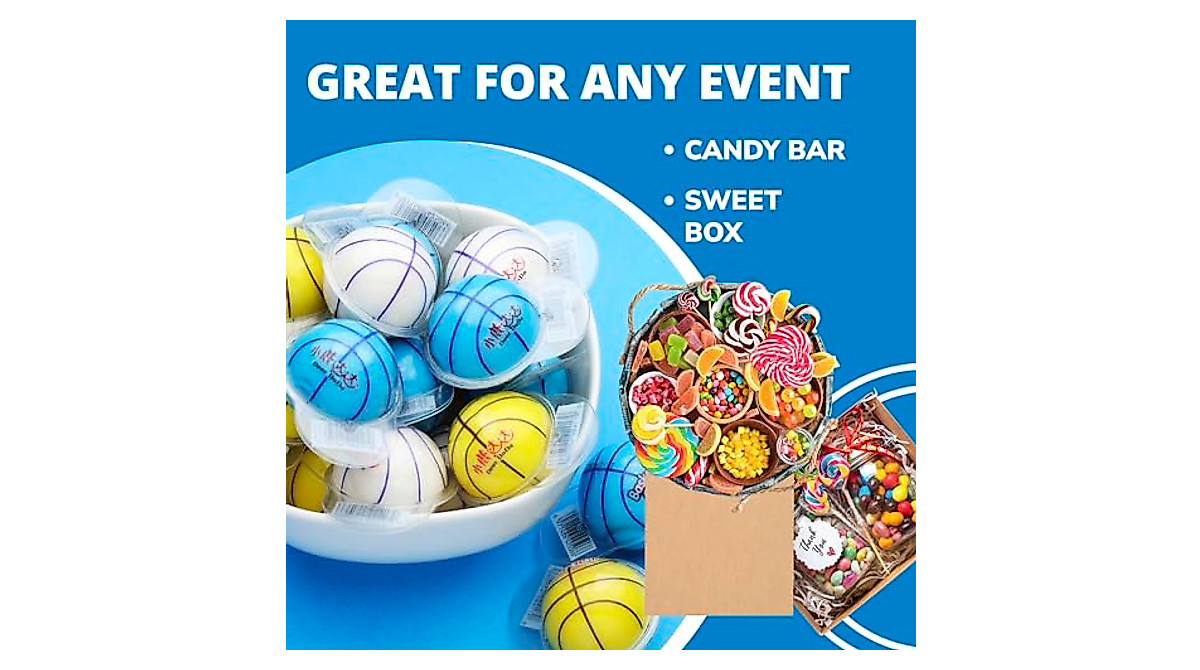 Basketball Jelly-Filled Gummies - Fun & Flavorful Treats