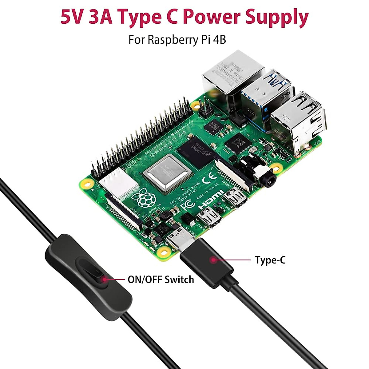 GeeekPi Raspberry Pi 4 4GB Kit, Retroflag PiStation Case with 5V 3A Power Supply, 32GB Card, 2PCS USB Wired Controllers, HDMI Cable, Case with Fan for Raspberry Pi 4B (4GB RAM)