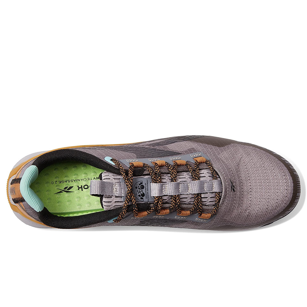 Reebok Work Nano X1 Adventure Work Composite Toe Men's Oxford, 10 D(M) US, Silver-Grey-Clay-Black