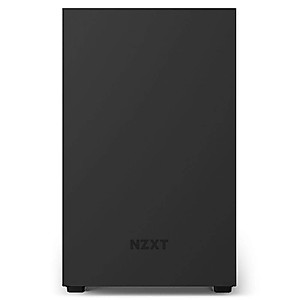NZXT H210i - CA-H210i-BR - Mini-ITX PC Gaming Case - Front I/O USB Type-C Port - Tempered Glass Side Panel Cable Management - Water-Cooling Ready - Integrated RGB Lighting - Black/Red