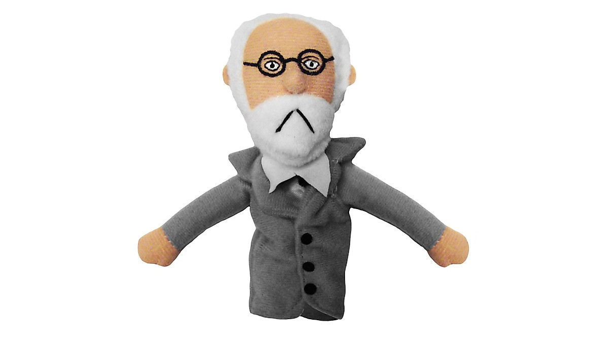 Sigmund Freud Finger Puppet & Magnetic Fridge Toy