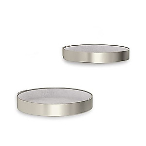 Umbra Perch Decorative Shelves, Set of 2, Nickel