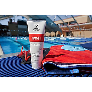 Zealios Shampoo & Conditioner Moisturizing Renewal Kit - Repairs Swimmers Hair Damaged by Pool Chemicals, Sulfate-Free Swim & Sport Formula Safe For Treated Hair & Chlorine Removal - 8 fl oz Each